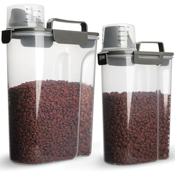 Dog Food Storage Container, 5-7 Lbs Airtight Pet Food Container, Cat ...