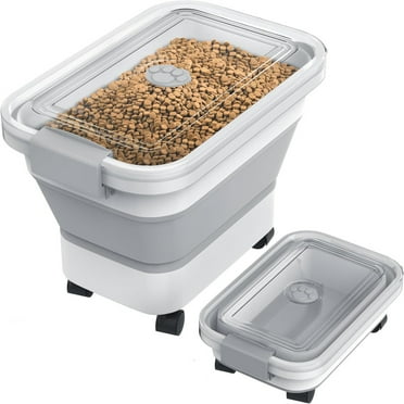 simplehuman 25 Liter Medium Pet Food Storage Container, Brushed ...