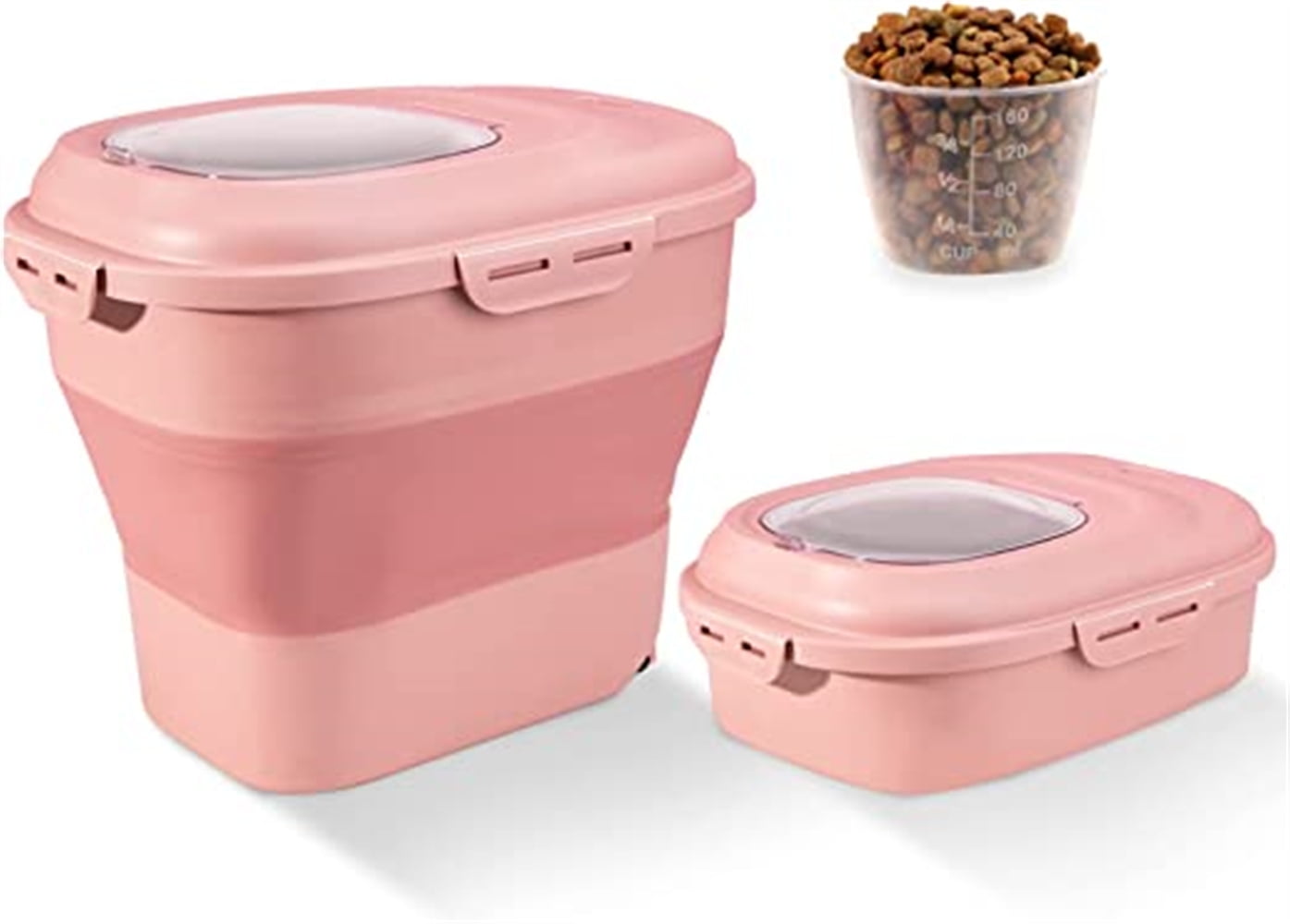 Dog Food Storage Container with lids ,50 Lbs Airtight Food Storage ...