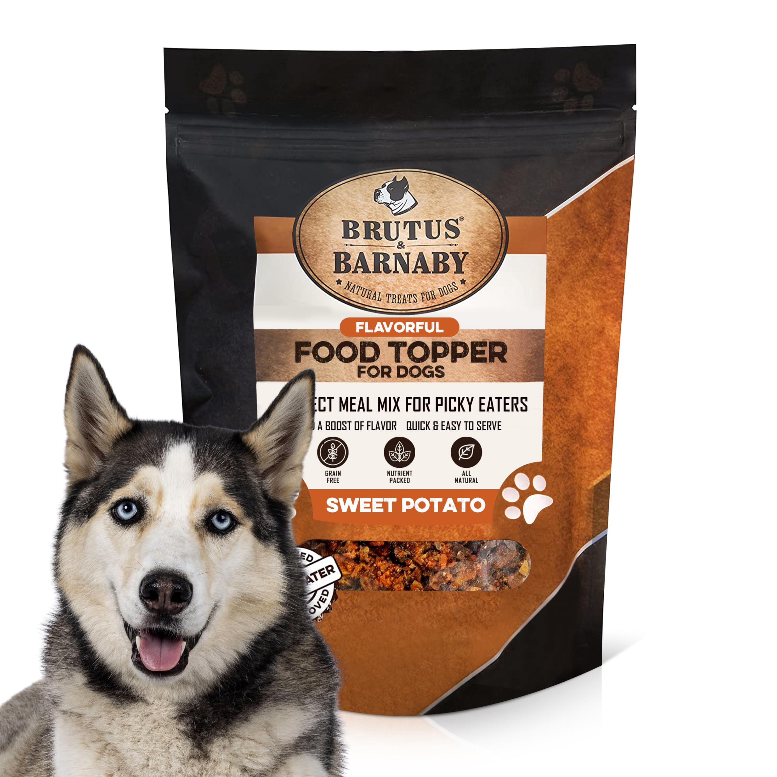 Dog Food Toppers For Picky Eaters - All Natural, Vegan Sweet Potato ...