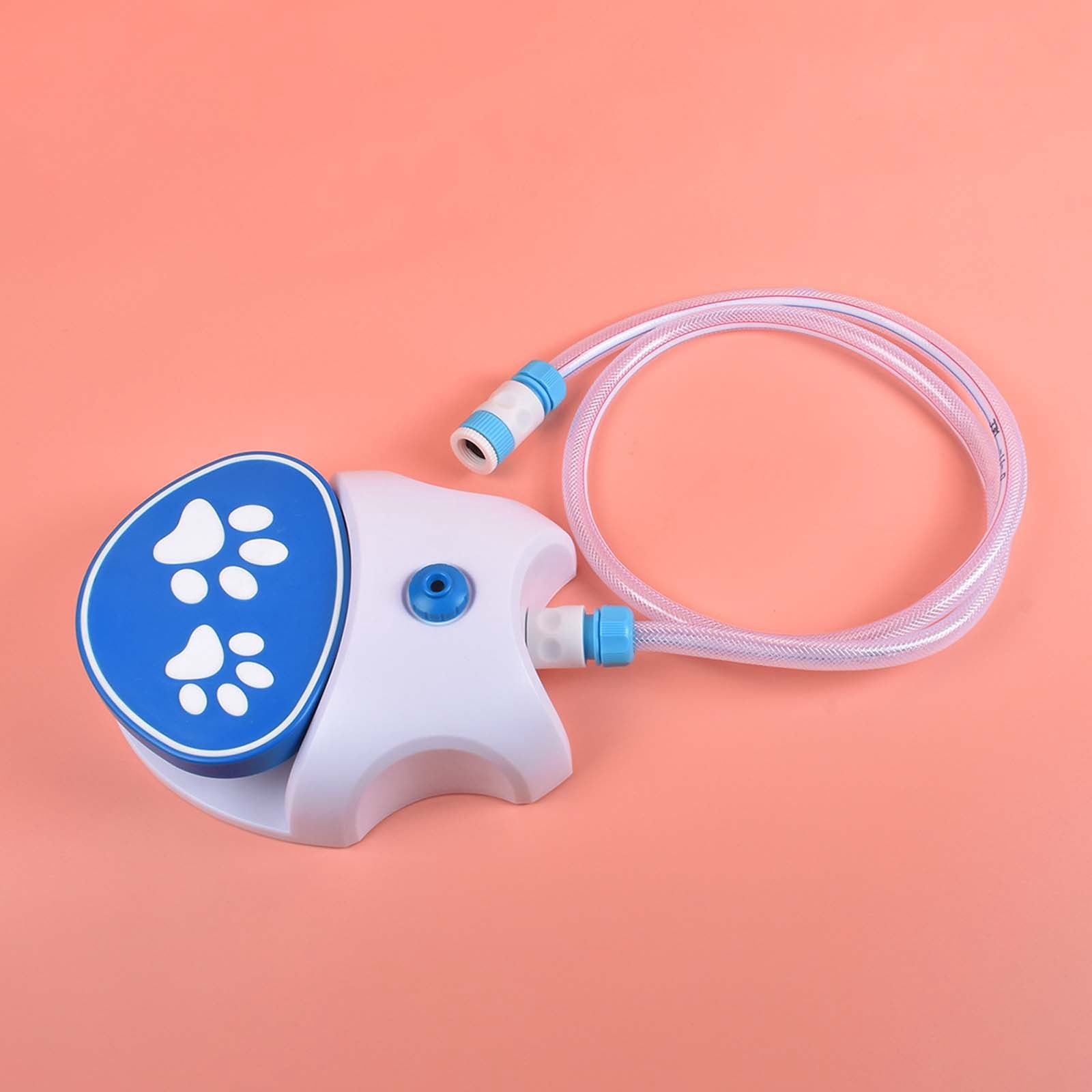 Dog Fountain Sprinkler Step On, Portable Automatic Pet Waterer Foot ...
