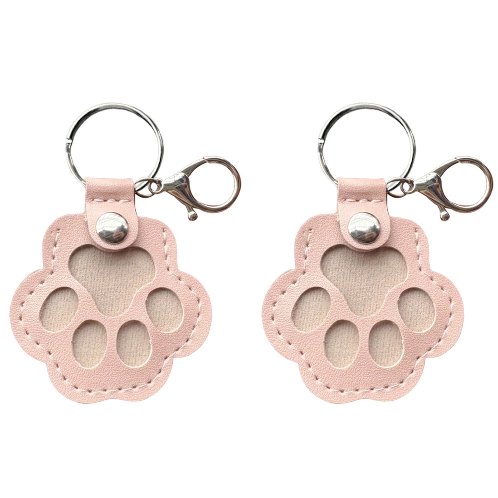 Dog Storage Keychain for Dog Cat Paw Shaped Keychain, Pet Hair Keepsake ...