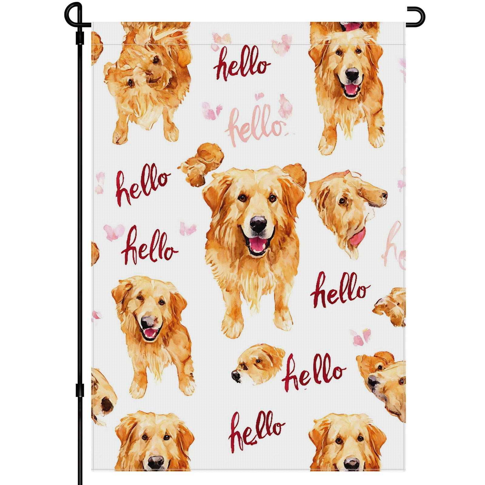 Dog Garden Flag for Outdoor - for House Farmhouse Balcony Garden Patio ...