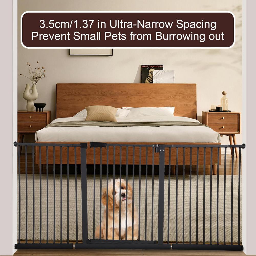 Dog Gate Indoor,1.42in Narrow Spacing Small Dog Fence Indoor,Double ...
