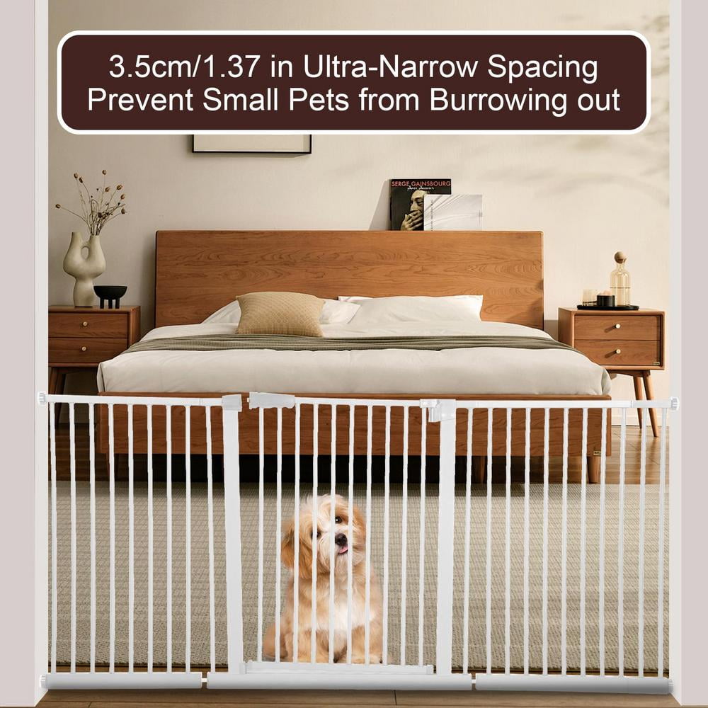 Dog Gate Indoor,1.42in Narrow Spacing Small Dog Fence Indoor,Double ...