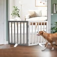 Dog Gate Indoor Freestanding Dog Fence for Doorways Hallways or Stairs ...