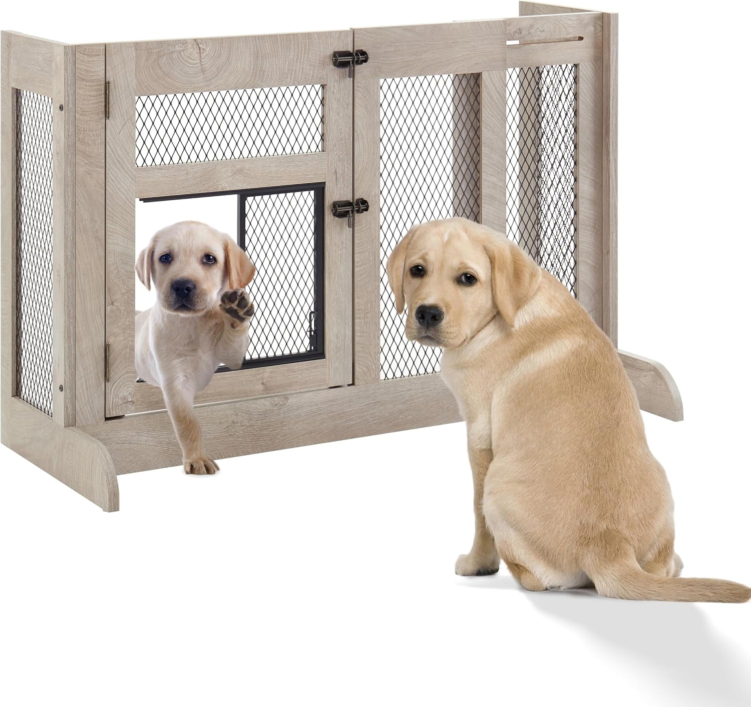 Dog Gate Indoor to Separate Puppy and Large Dogs for Stairs, Walk ...