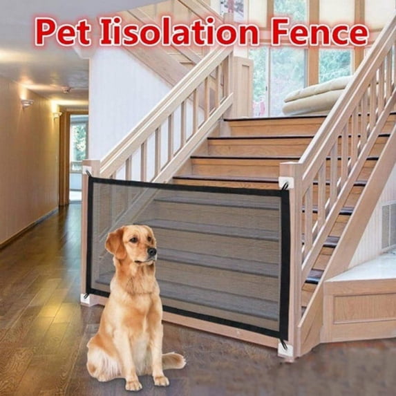 Dog Gate for the House Adjustable Pressure Mount Temporary Pet Gate for ...