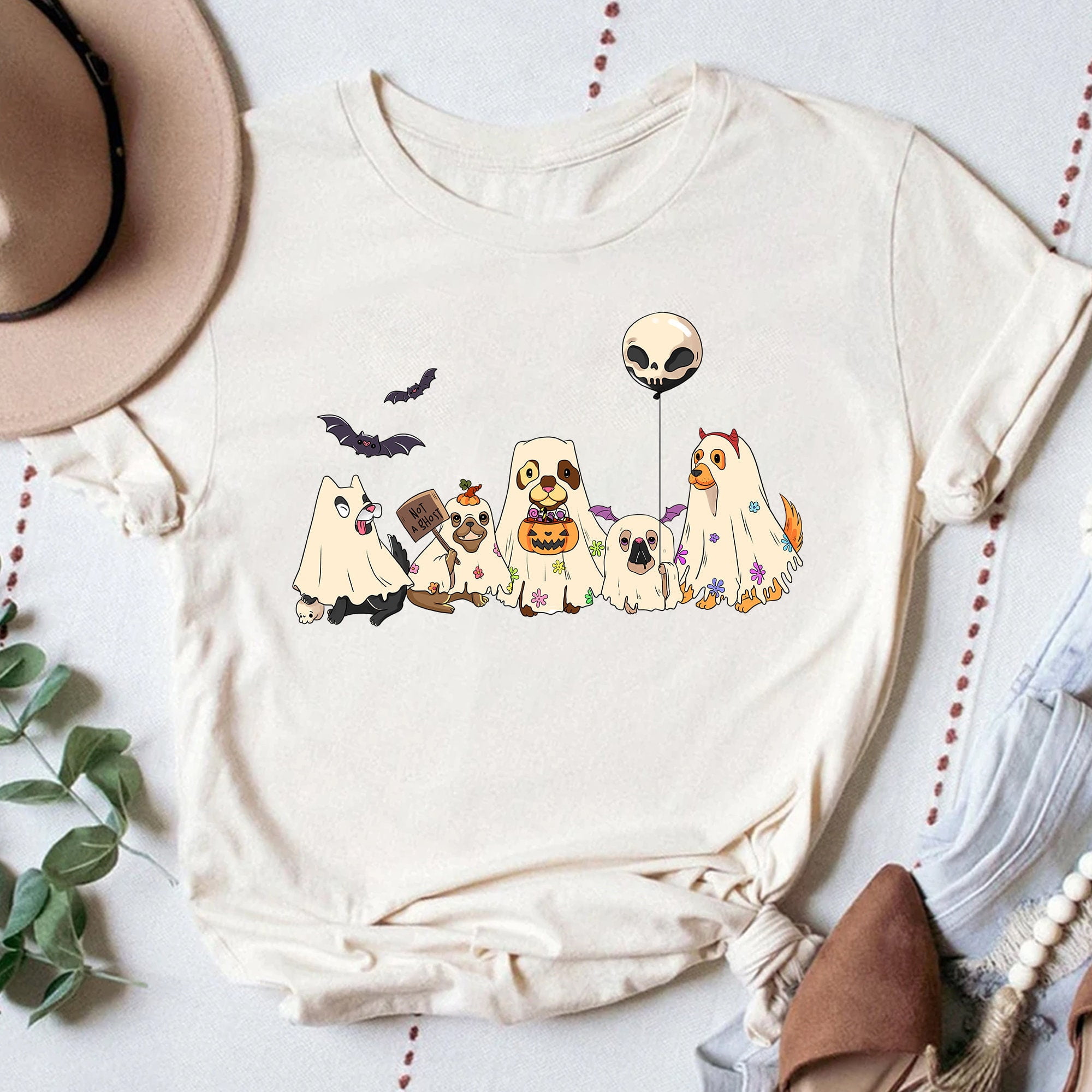 Dog Ghost Halloween Shirt, Dog Halloween, Boo Boo Crew Shirt, Funny Dog ...