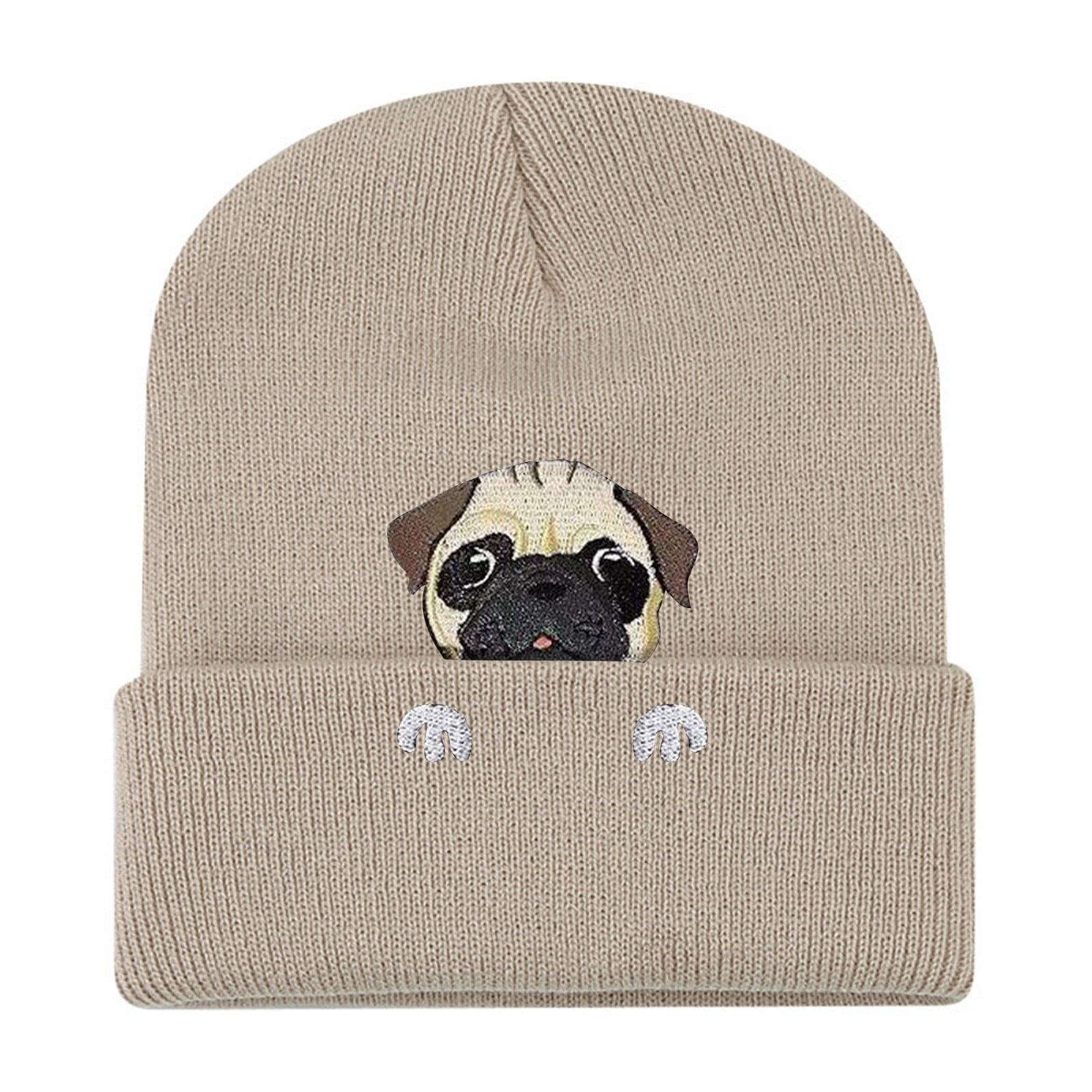 Dog Gifts Beanie Hat for Women Men Winter Knitted Cute Hats Skull Cap ...