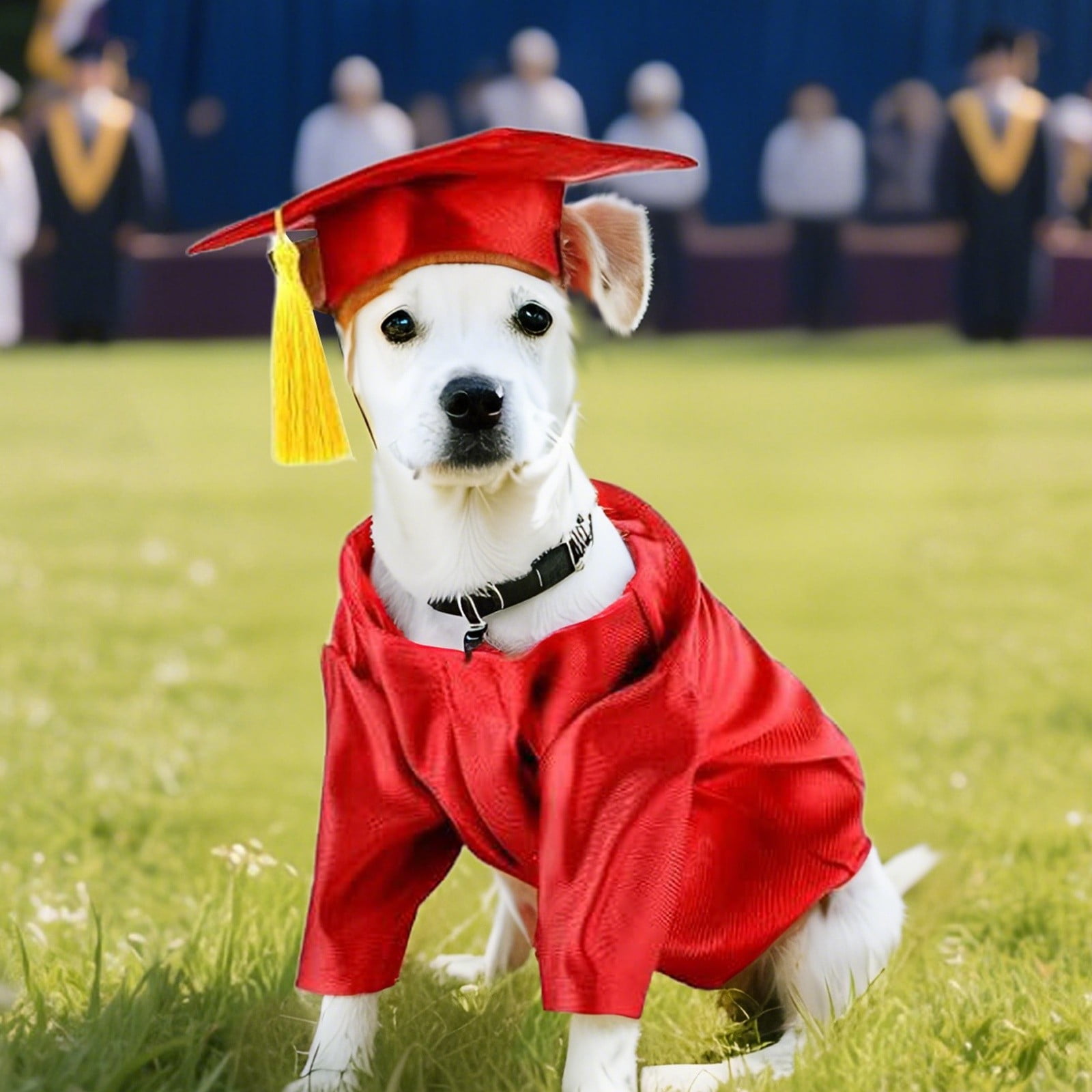 Dog Graduation Cap and Gown 2026 Washable Pet Graduation Costume for ...