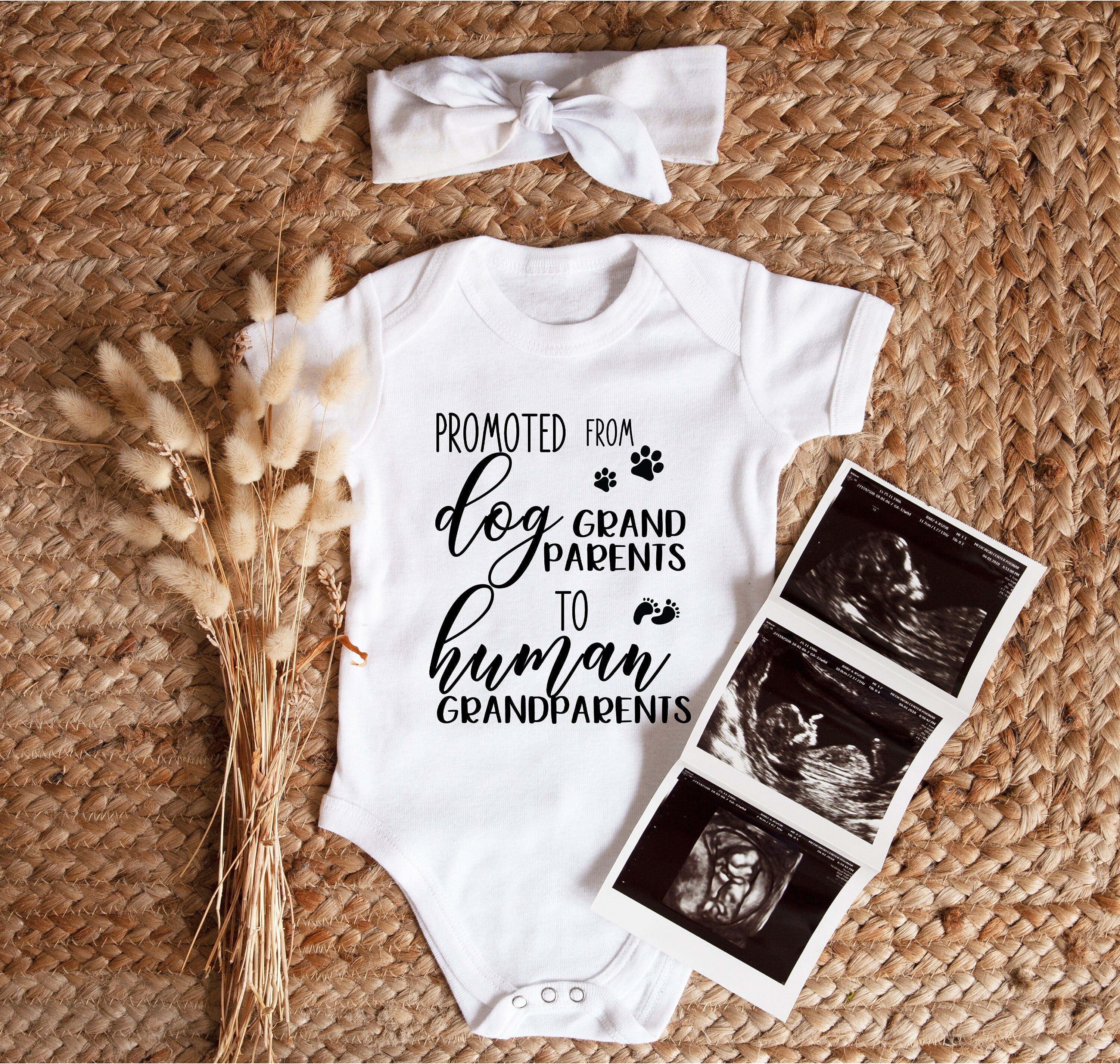 From Dog Grandparent To Human Grandparent Onesie, Pregnancy ...