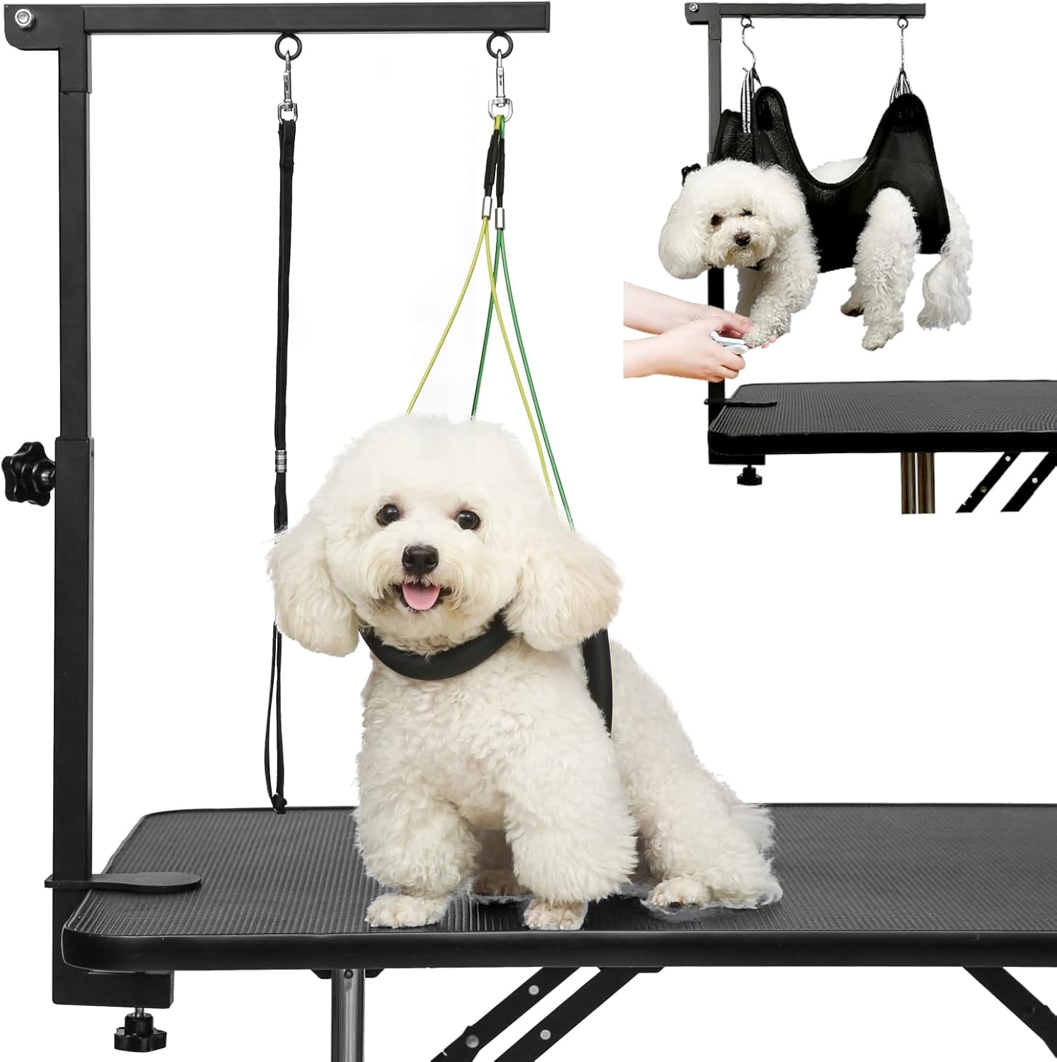 Dog Grooming Arm - 35" Dog Grooming Table Arm with Clamp and Post, Loop ...