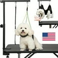 Dog Grooming Arm- 35" Dog Grooming Table Arm with Clamp and Post, Loop ...