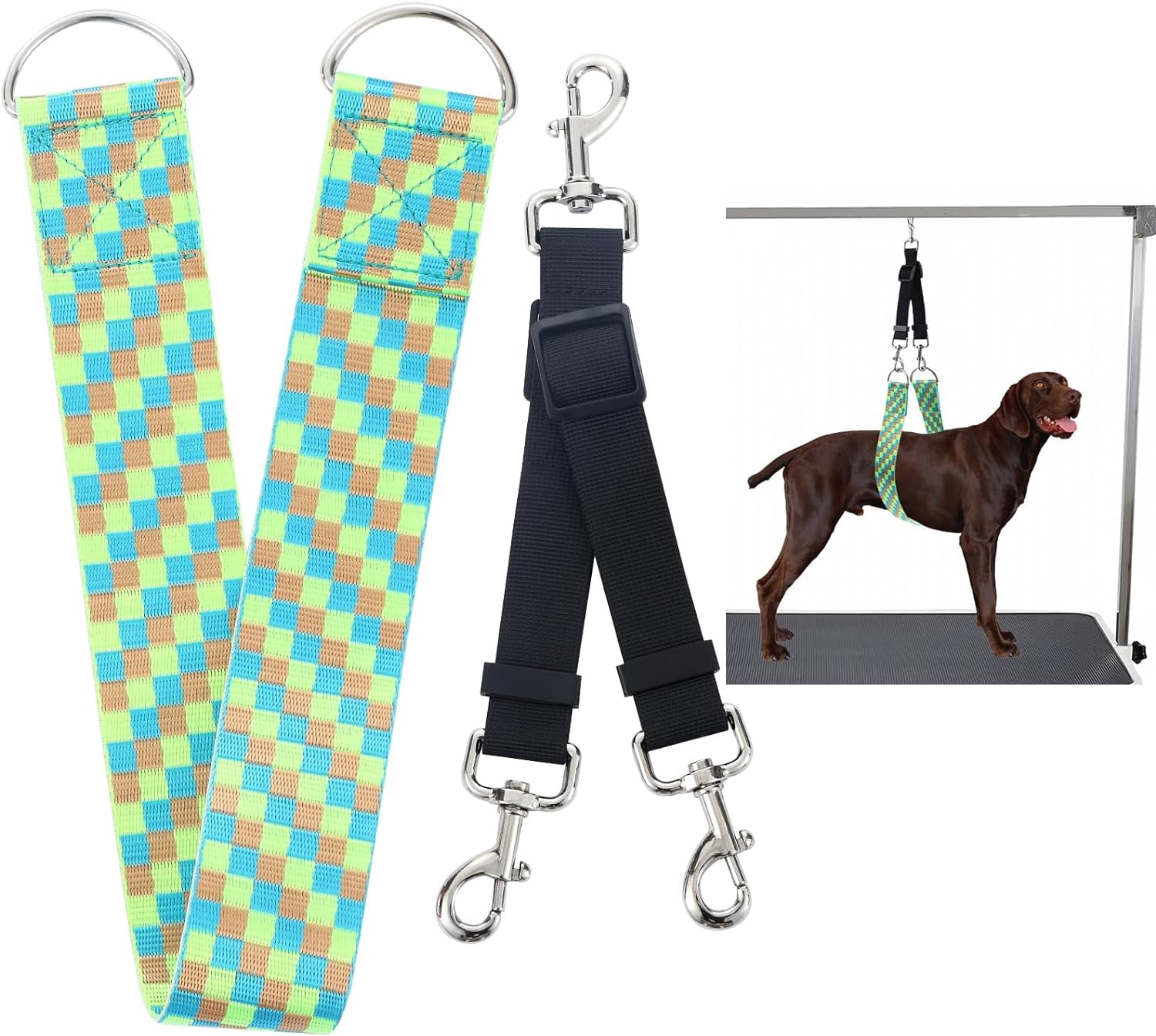 Dog Grooming Arm Accessories Dogs Groom Belly Straps with Adjustable ...