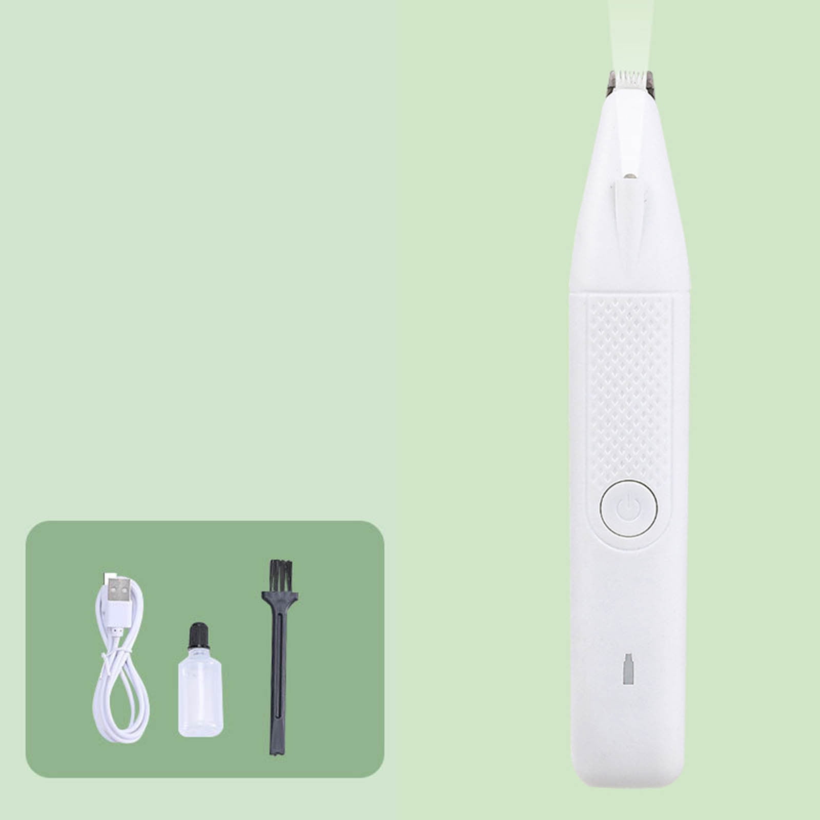 Dog Grooming Clippers | Low Noise Pet Foot Hair Trimmer | Safe R-Angle ...