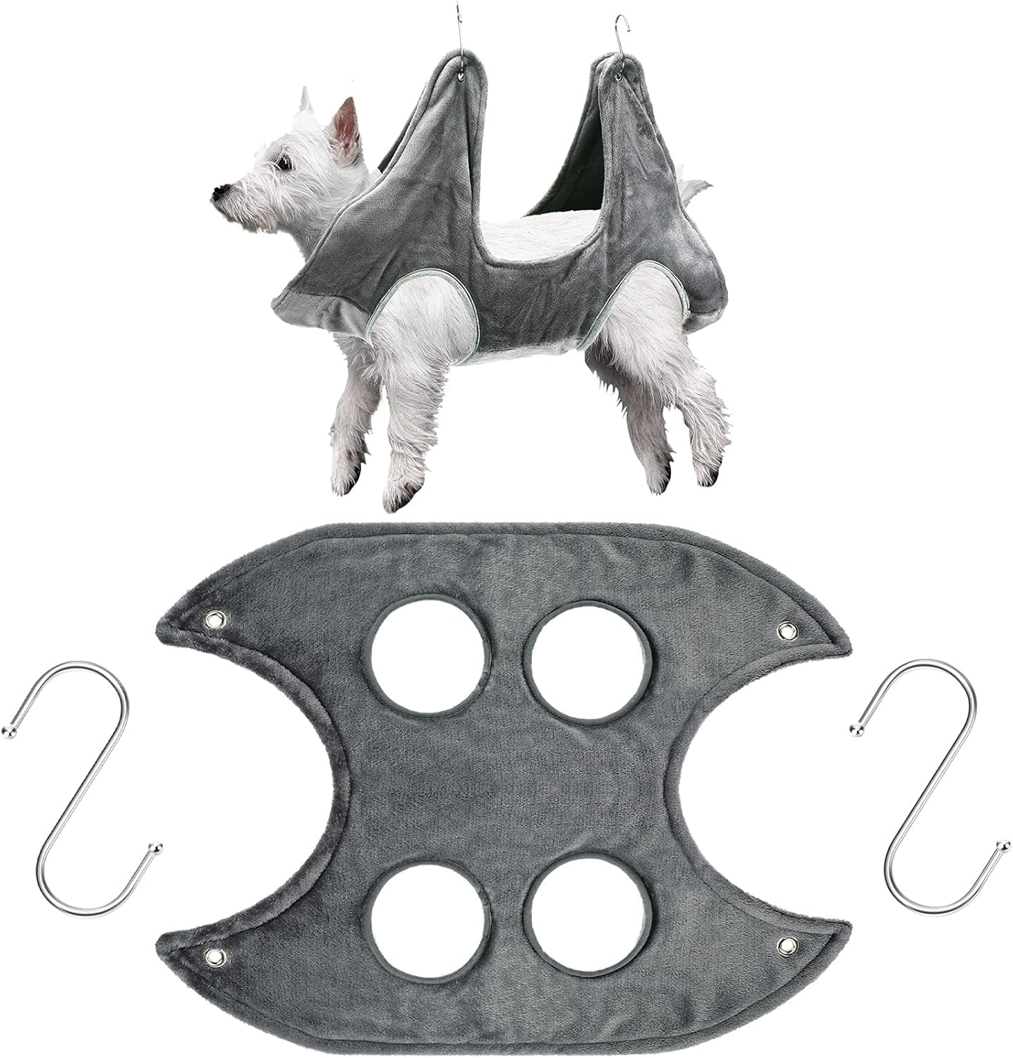 Dog Grooming Hammock Harness Pet Hammock Helper Towel Dog Hammock ...