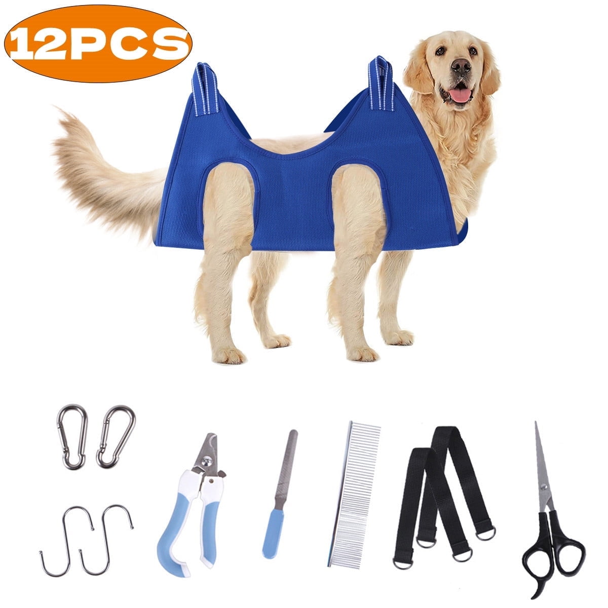 Dog Grooming Hammock - Pet Grooming Sling Helper for Large Dog Cat with ...