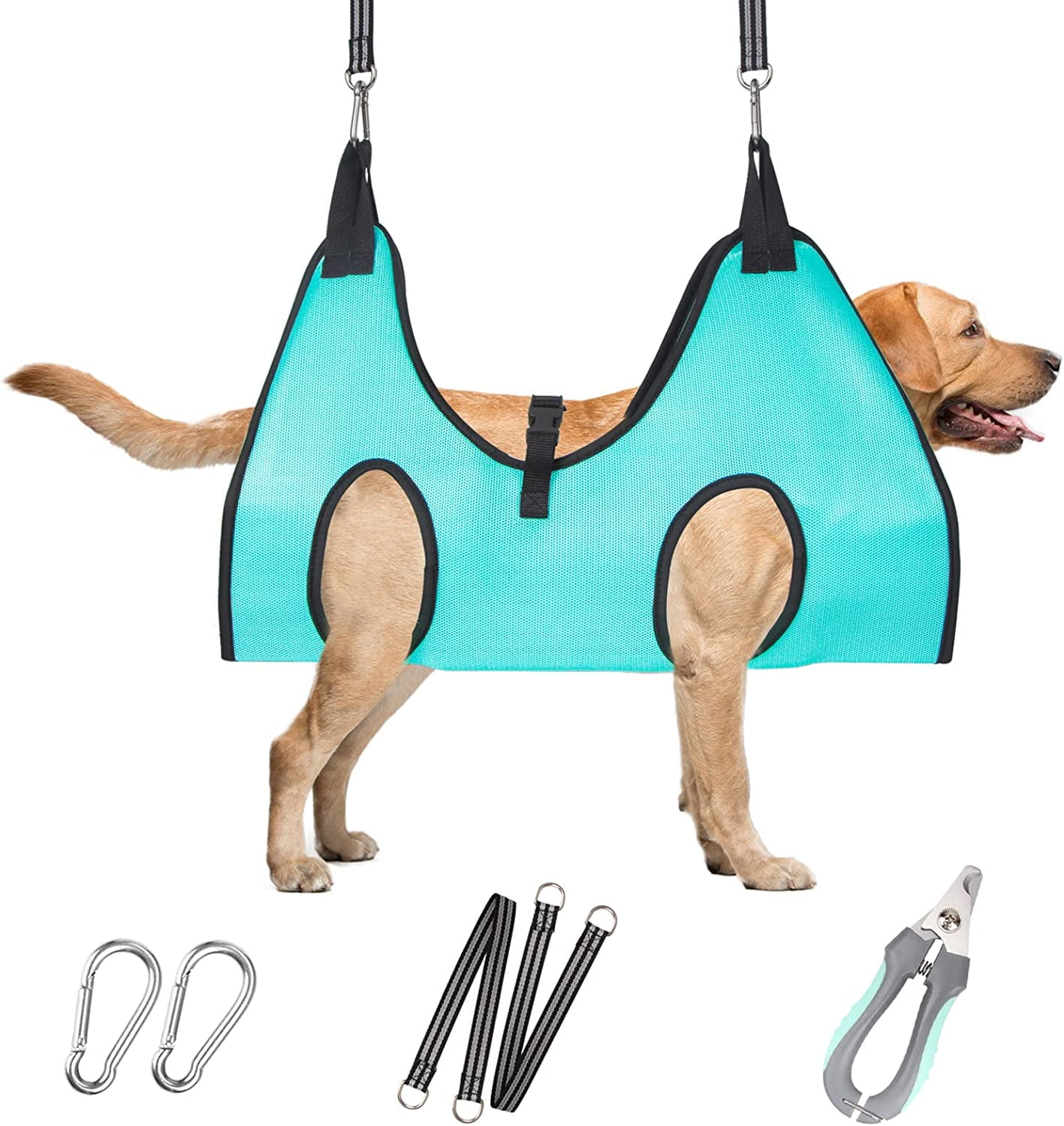 Dog Grooming Hammock - Upgrade Pet Grooming Harness for Nail Trimming ...