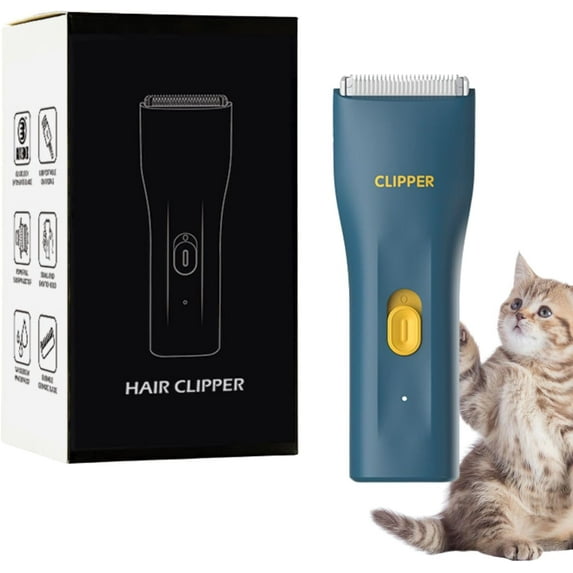 Dog Grooming Kit Clipper for Thick Coat Low Noise Cordless Cat Hair ...