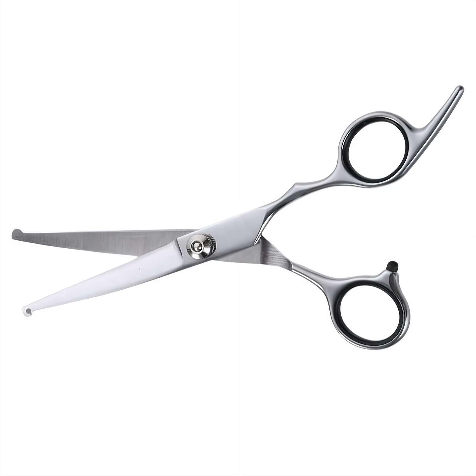 Dog Grooming Scissors,6.83" Curved Thinning Shears for Dogs with Safety ...