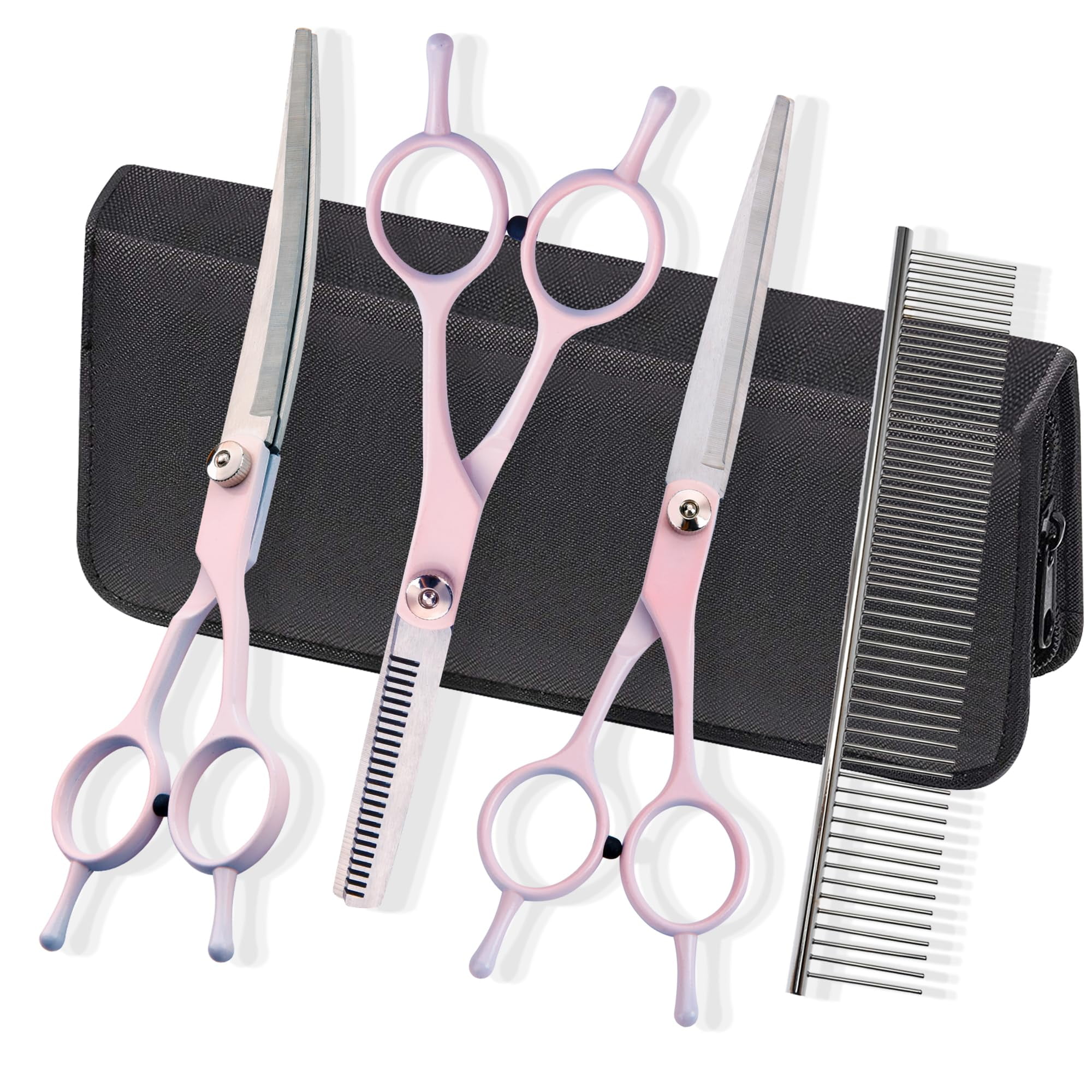 Dog Grooming Scissors Kit, Fcysy Professional ATT1Dog Trimming Scissors ...