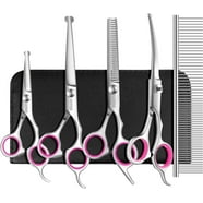 Scaredy Cut Silent Pet Grooming Kit Right-Handed Blue 4.5" Safety ...