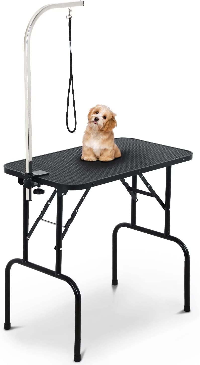 Dog Grooming Table 32 Inch Grooming Stand Pet Grooming Arm for Dogs ...