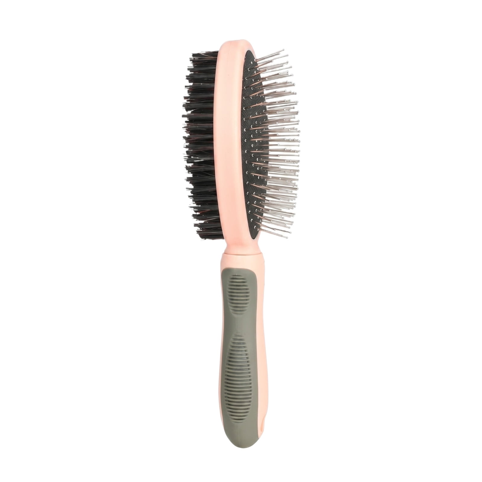 Dog Grooming Tools, Double Sided Shedding Brush, Pink Rubber Grip ...