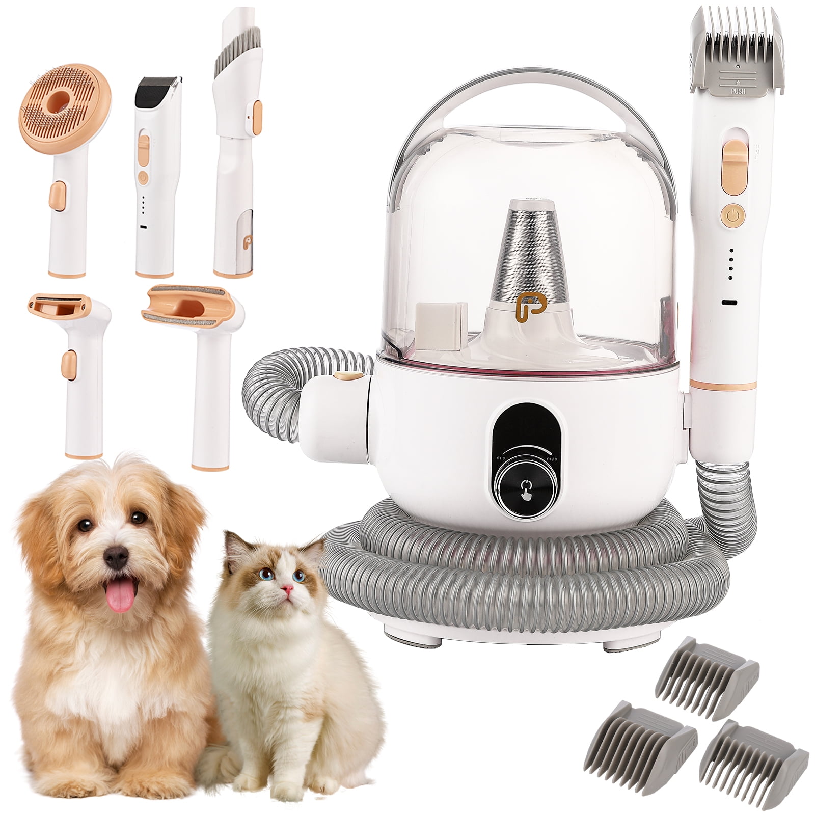 Dog Grooming Vacuum, Powerful 13,400Pa Suction, 2L Large Capacity for ...