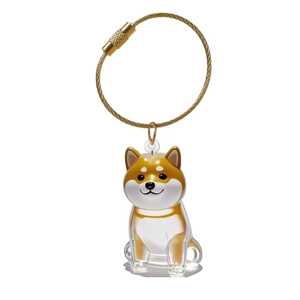 Dog Hair Collector Keychain, Bottle for Pet Hairs Keychain,Dog Fur ...