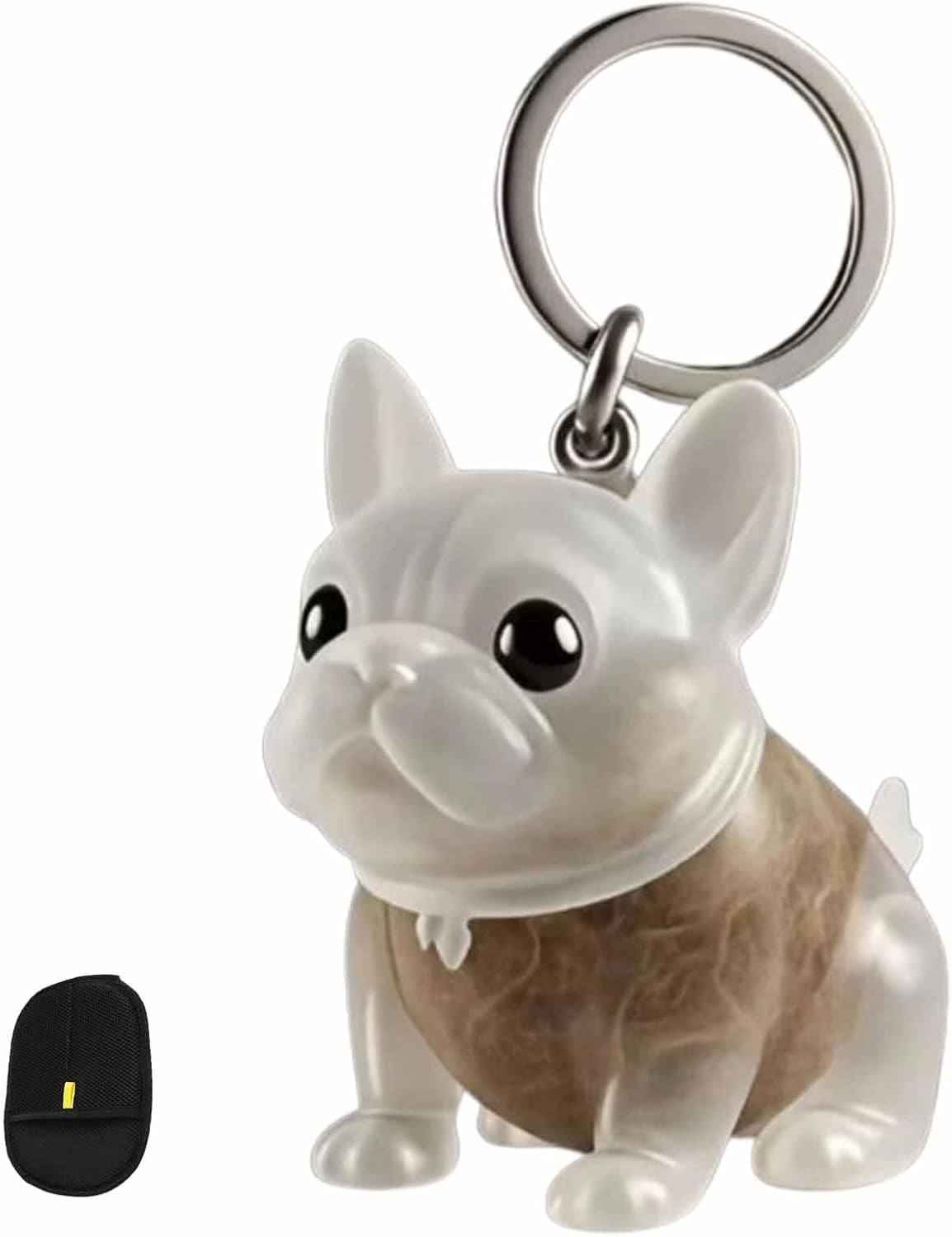 Dog Hair Collector Keychain Charm Memorial Storage Box, Transparent ...