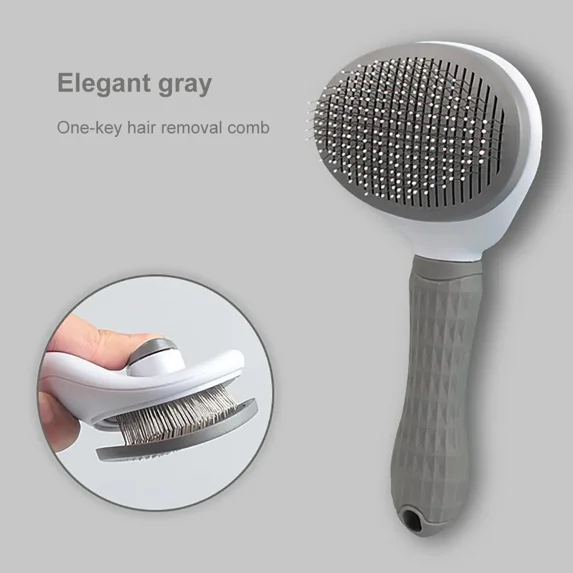 Dog Hair Remover Brush Cat Dog Hair Grooming And Care Comb For Long ...
