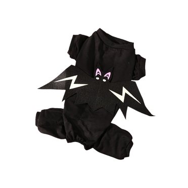 TETOU Dog Bat Costume, Hallowe'en Pet Costume Bat Fairy Wings Cosplay ...