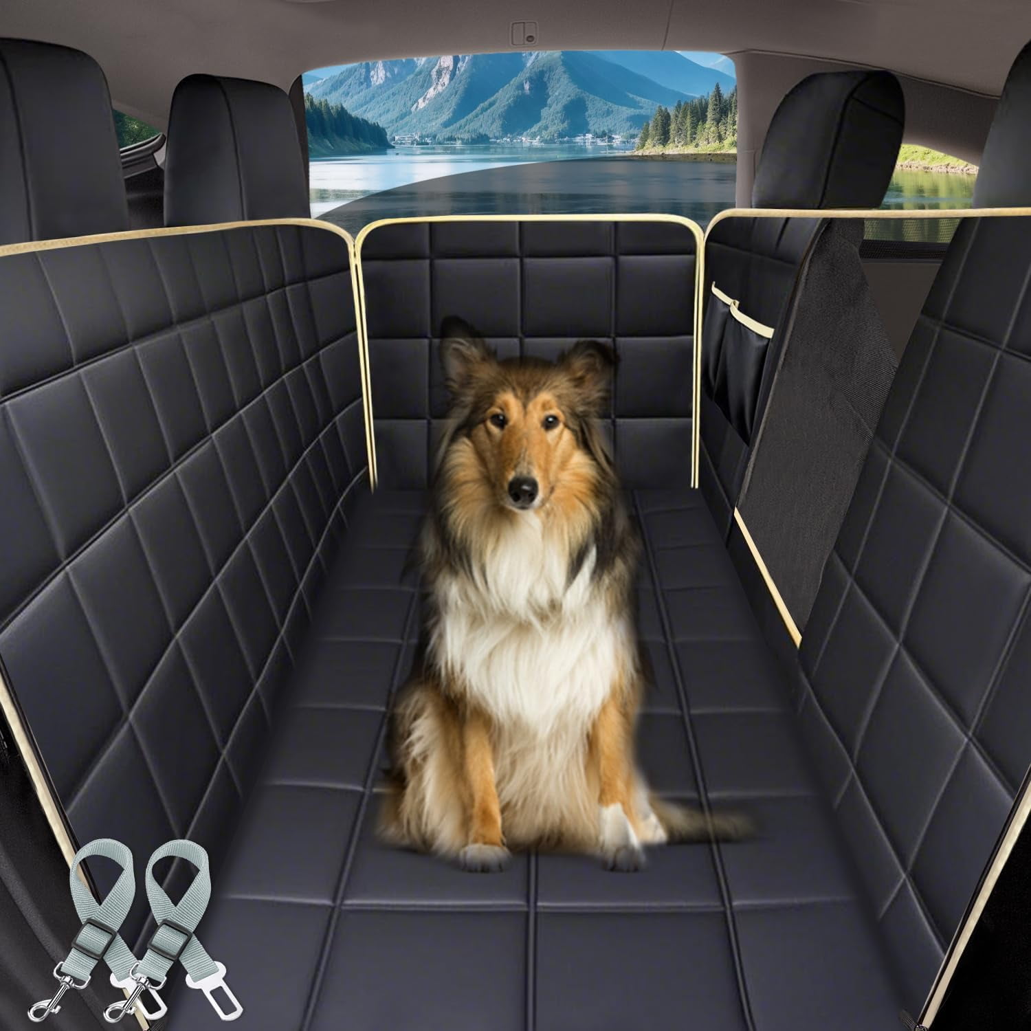 Dog Hammock for Car, Compatible with 2020-2025 Tesla Model Y Dog Seat ...