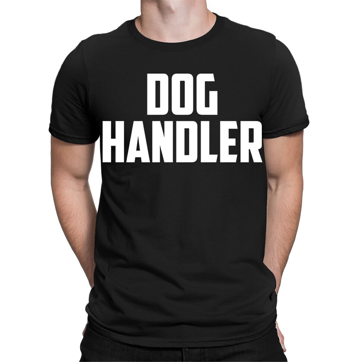 Dog Handler Canine Guard Muscle Work Wear Mens Womens T-Shirts Tee Top ...