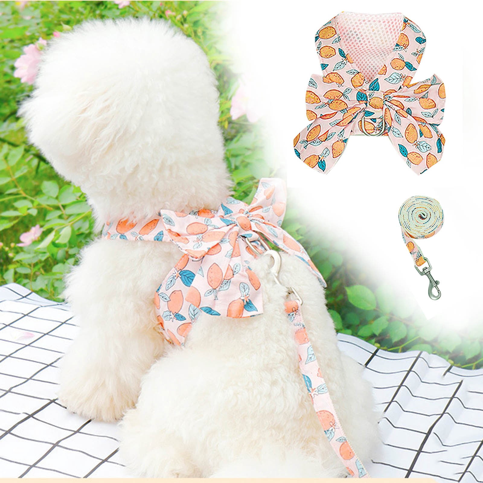 Dog Harness Chest Strap With Design Breathable Three Layer Fabric ...