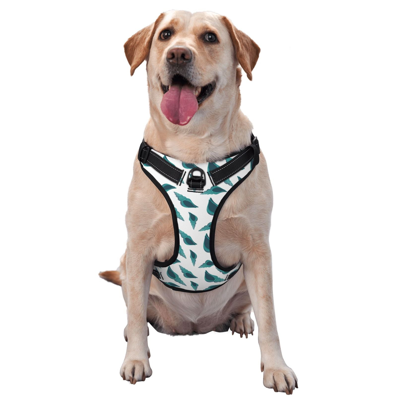 Dog Harness, Dark Green Conch No-Pull Pet Dog Harness with Leash Set ...