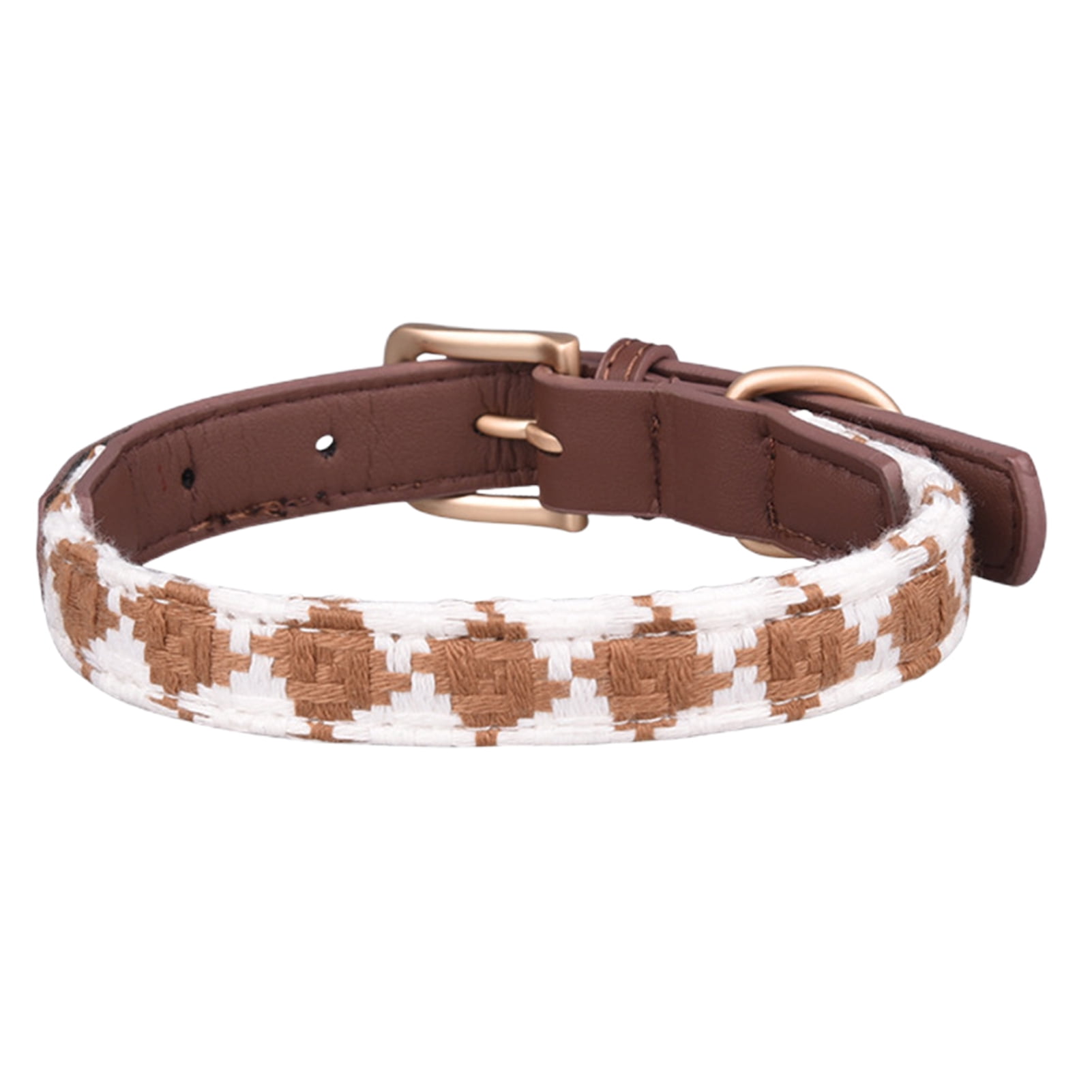 Dog Harness, Dog Collars for Small Medium Large Dogs, Braided Leather ...