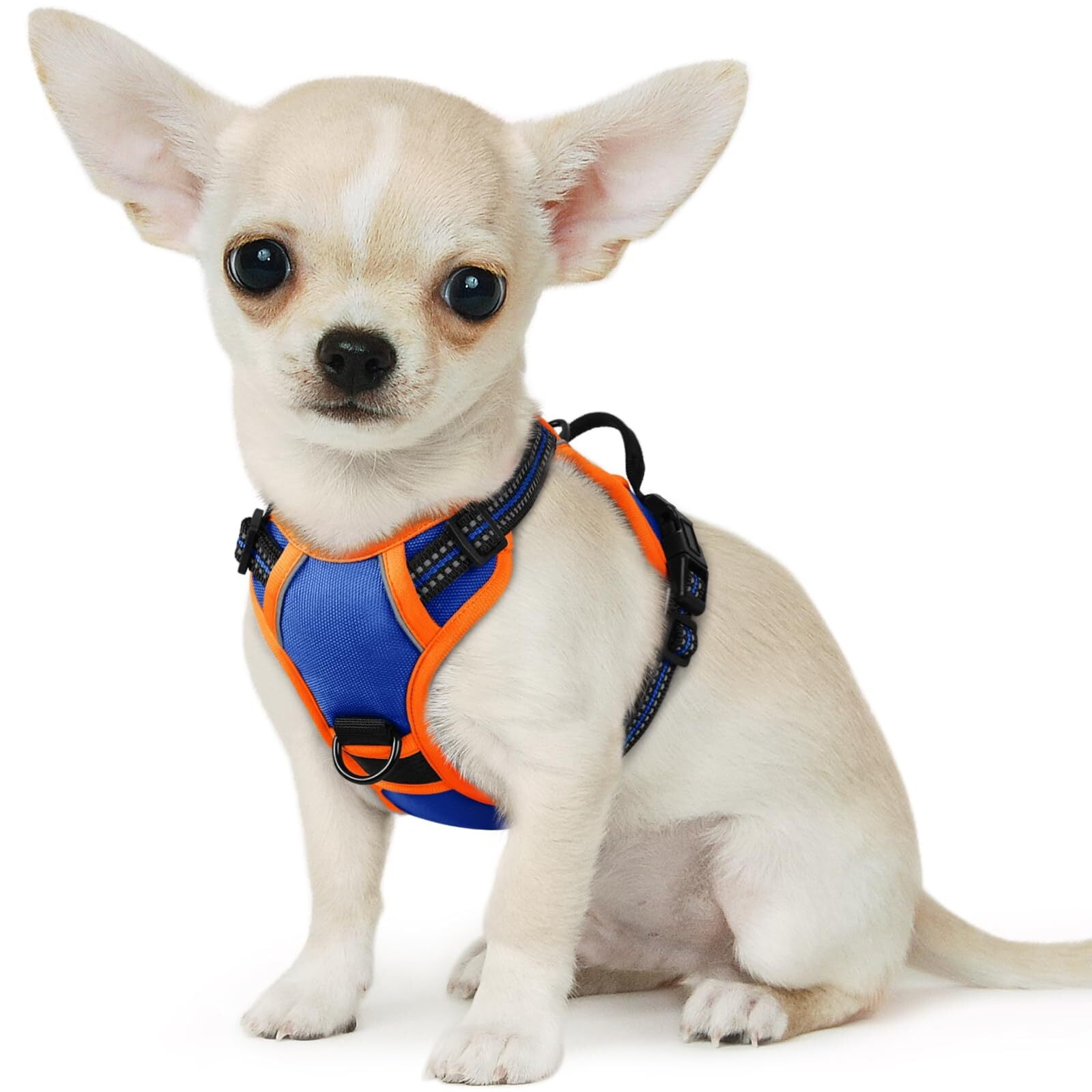 Dog Harness for Large Dogs, No Pull Service Vest with Reflective Strips ...