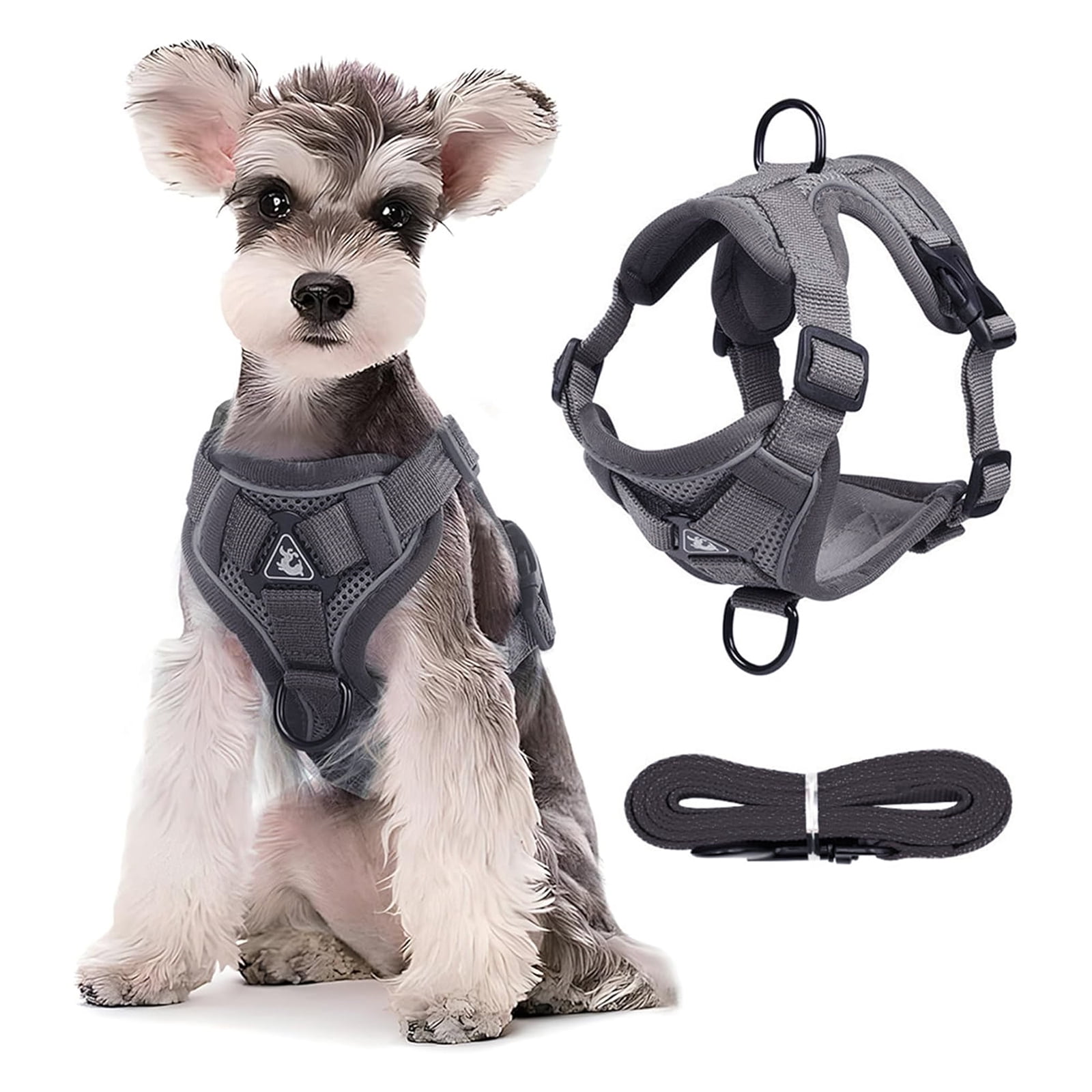 Dog Harness Medium Reflective Front Clip Vest with Handle, No Pull and ...