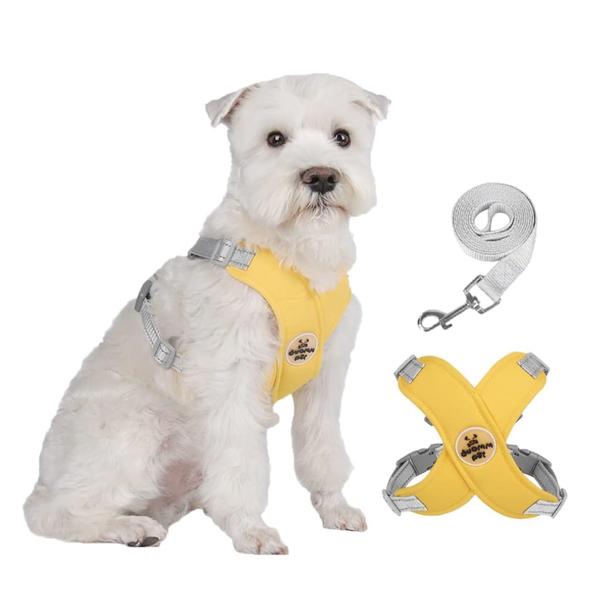 Dog Harness Pet X Frame No Pull Step-in Harnesses with Leash Set ...