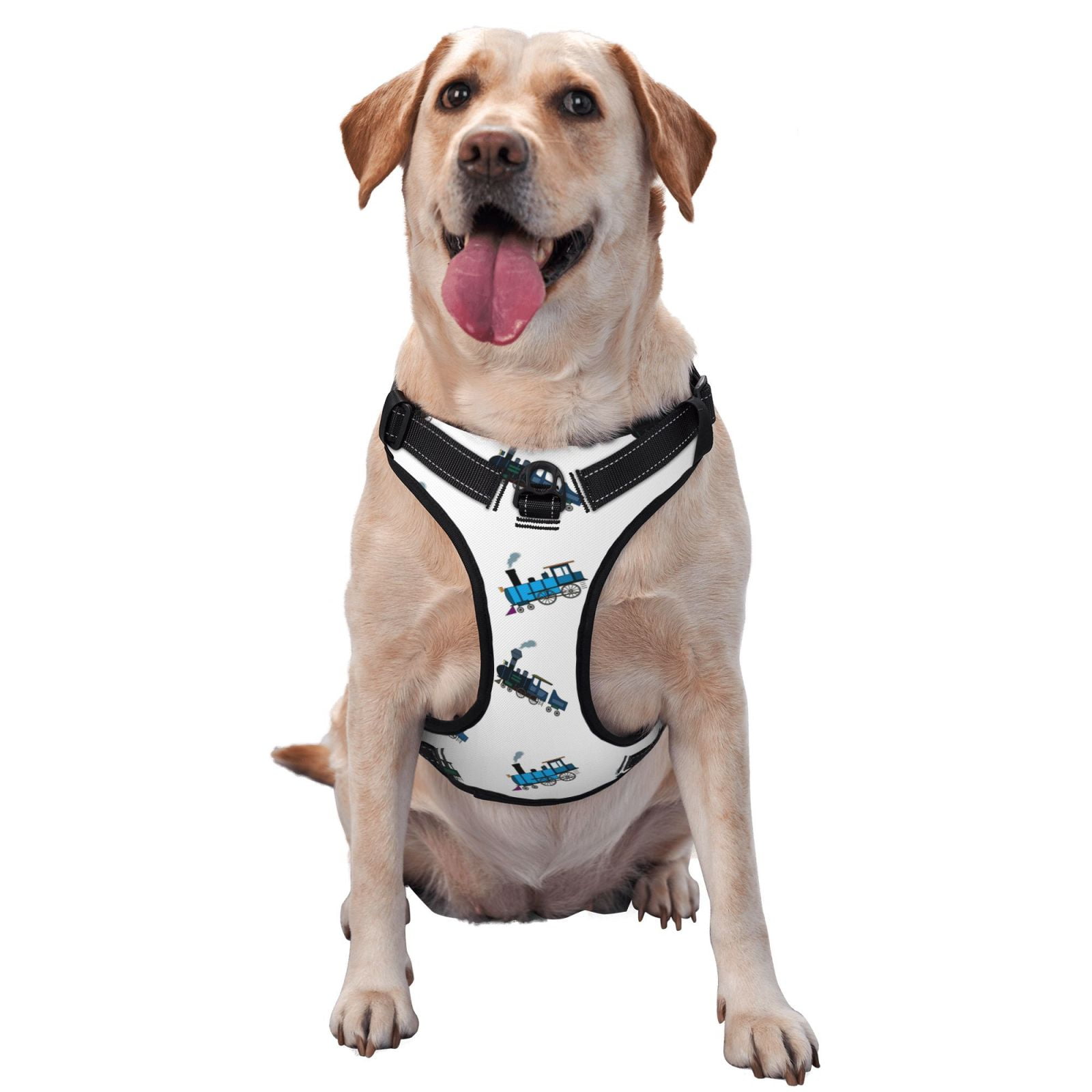 Dog Harness for Small to Large Dogs - color Train Pattern No Pull Pet ...