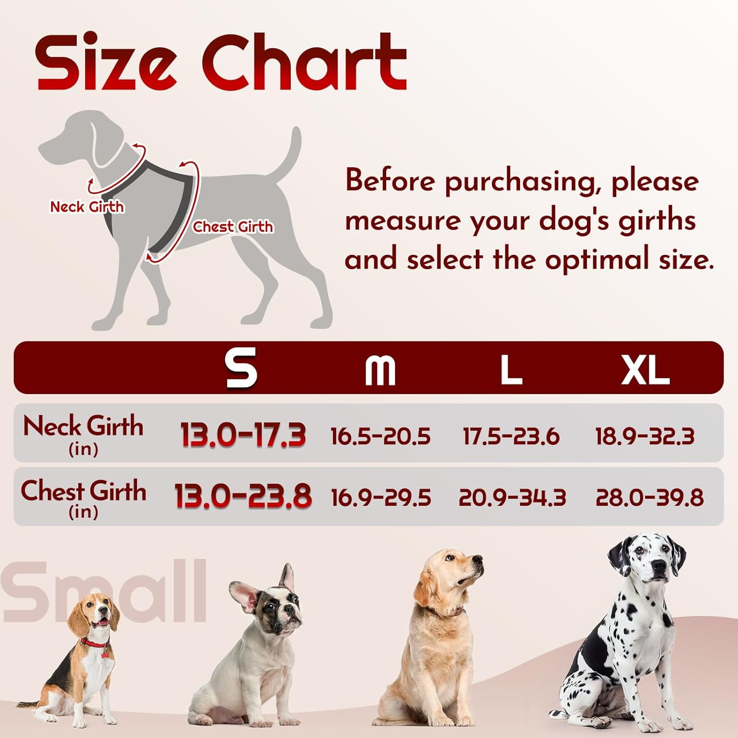 Dog Harness Small Sized, Easy Wearing with 3 Buckles, Adjustable No ...