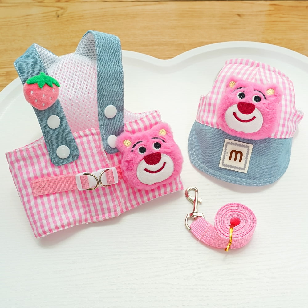 Dog Harness with Hat Set, Comfortable Adjustable Safety Buckle and ...