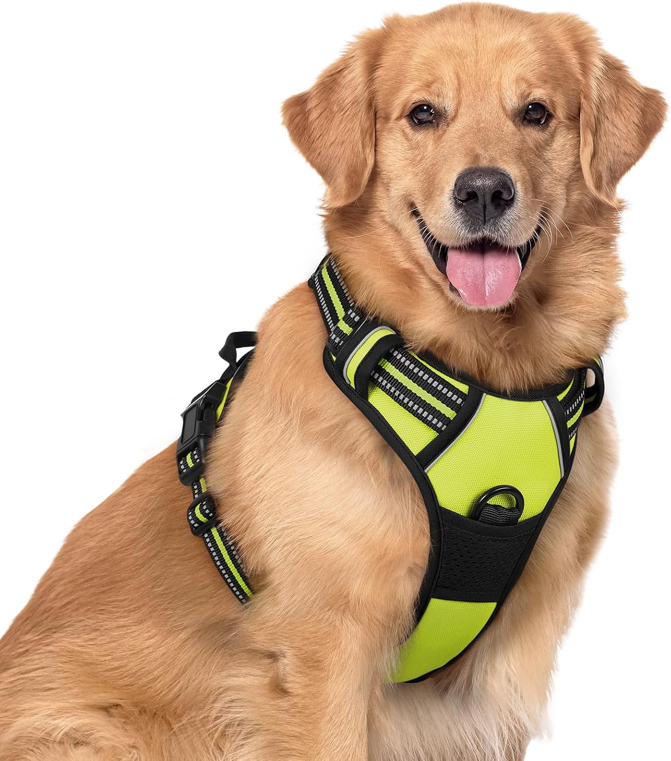 Dog Harness with Reflective Strips-No Pull Vest Harness with Easy ...