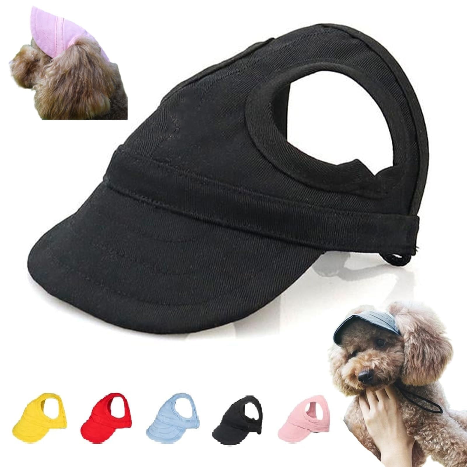 Dog Hat Canvas Dog Sun Hat Dog Baseball Cap, 2024 New Tie Dye Summer ...