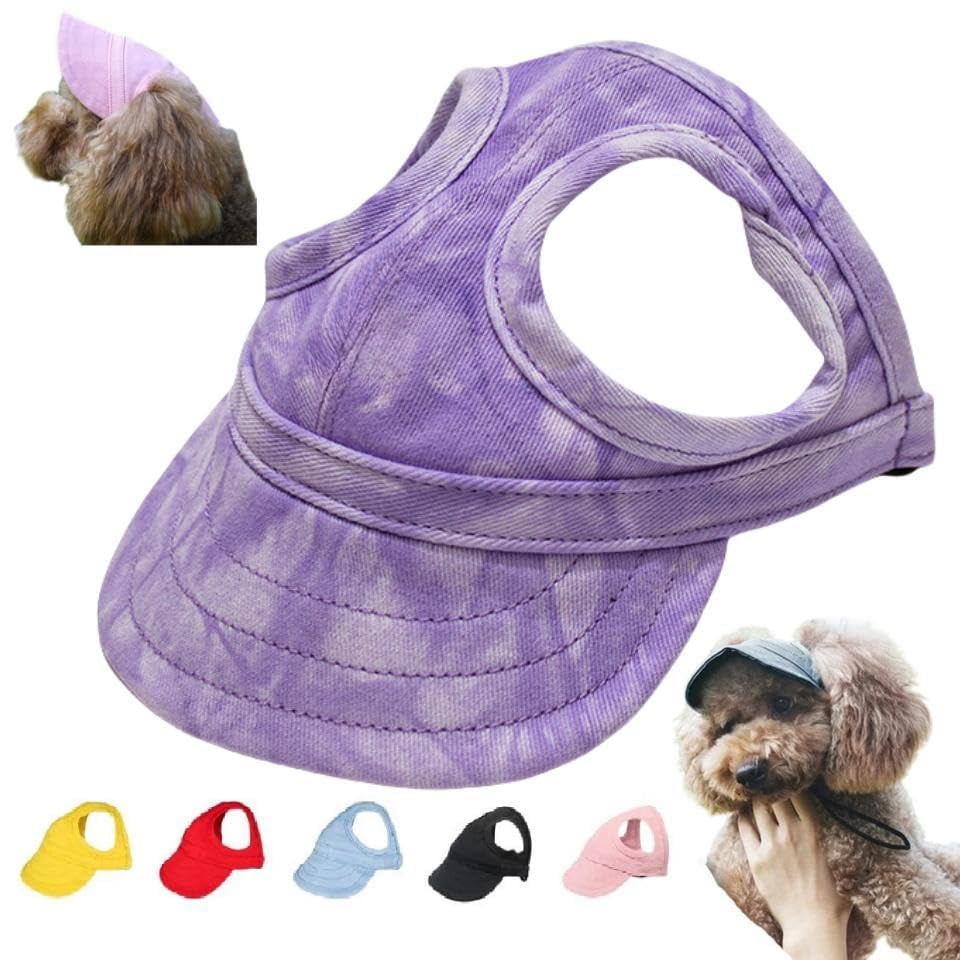 Dog Hat Canvas Dog Sun Hat Dog Baseball Cap, 2024 New Tie Dye Summer ...