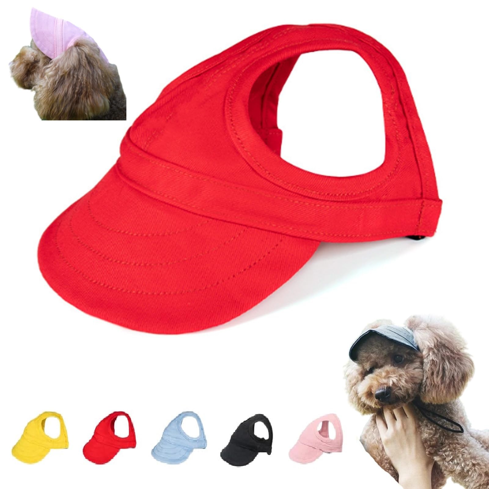 Dog Hat Canvas Dog Sun Hat Dog Baseball Cap, 2024 New Tie Dye Summer ...