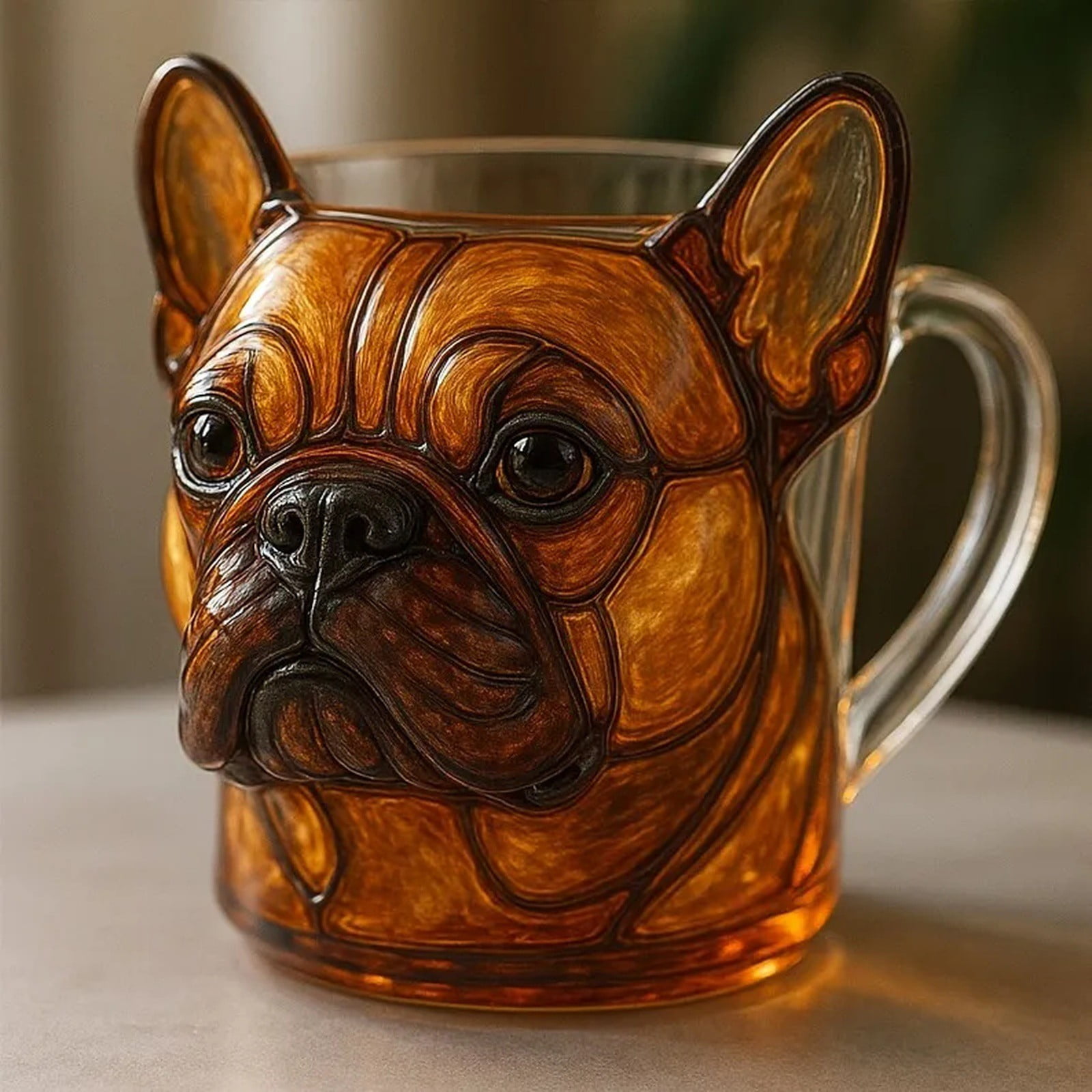 Dog Head Glass|Adorable Dog Head Shaped Glass Cups Four Styles ...